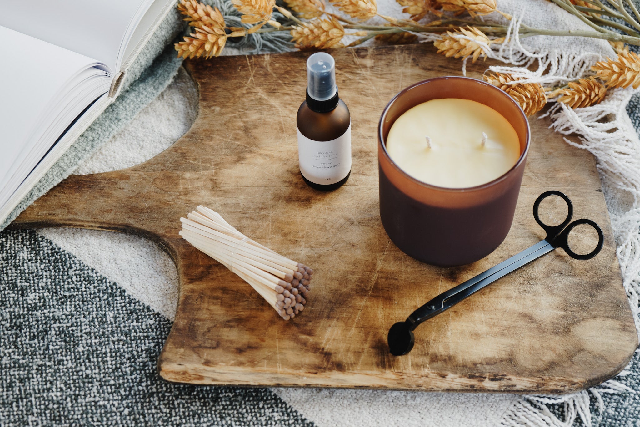 Non-Toxic Beeswax Candles – Grey & Co. Collective